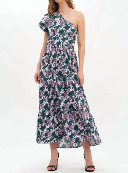 Oliphant | Dresses | New Oliphant One Shoulder Maxi Dress In Lilac Eden ...